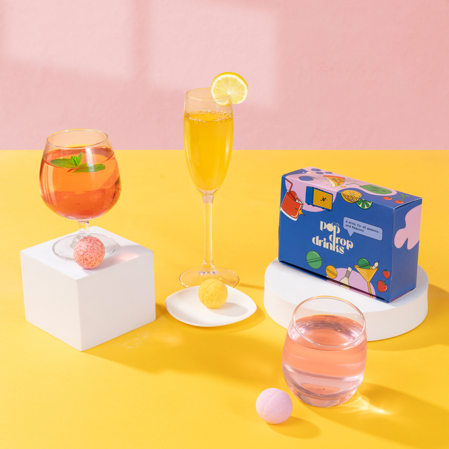 Pop Drop Drinks